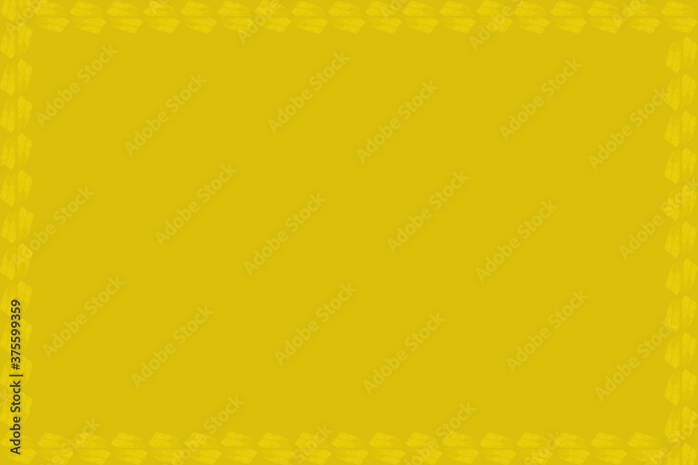 Yellow pattern border design on yellow background .Abstract wallpaper ...