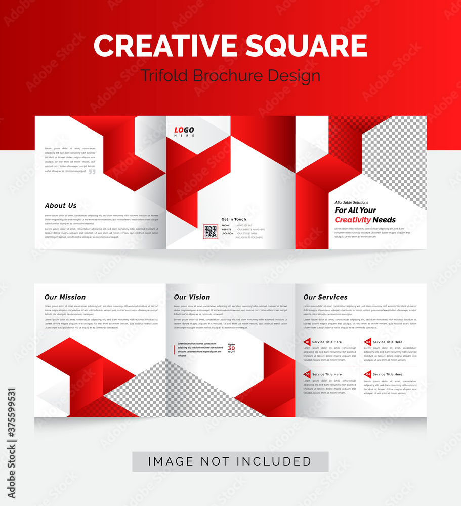 TRIFOLD BROCHURE template Design modern Premium Vector design template ...