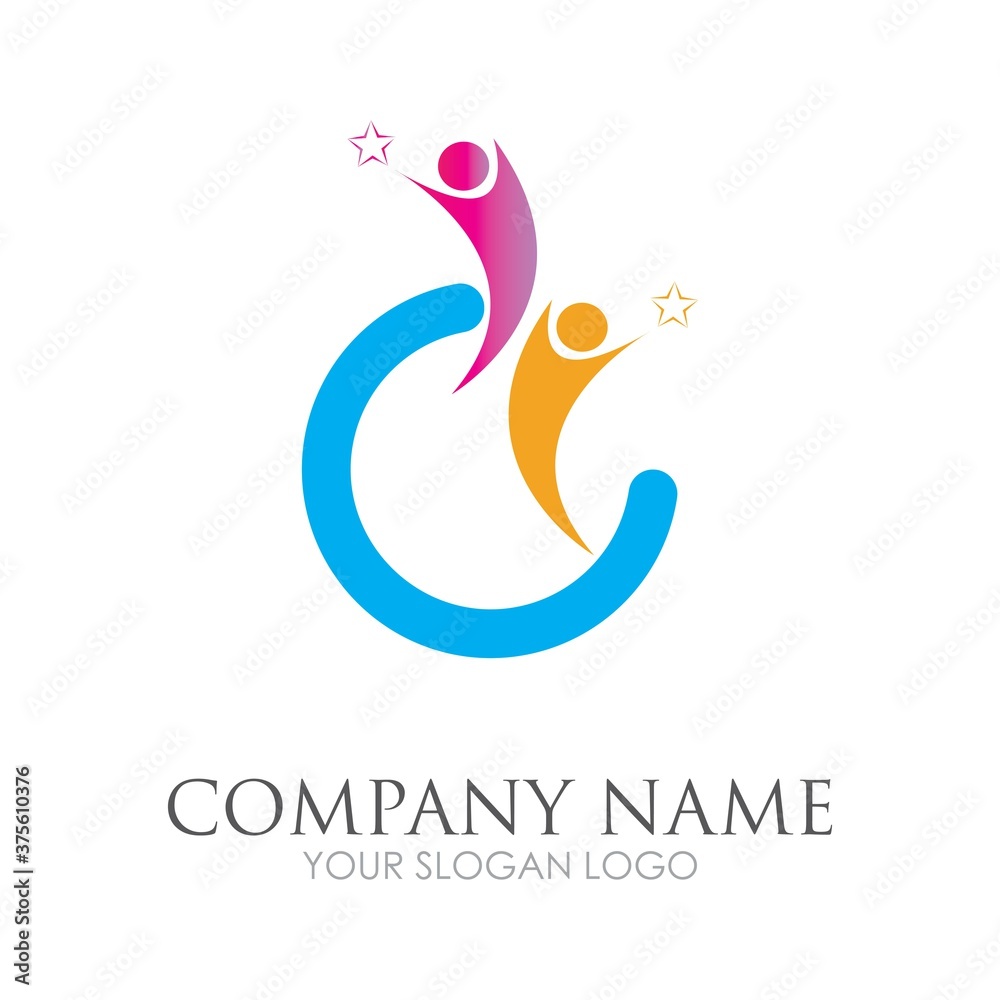 disability logo vector illustration design template - vector Stock ...
