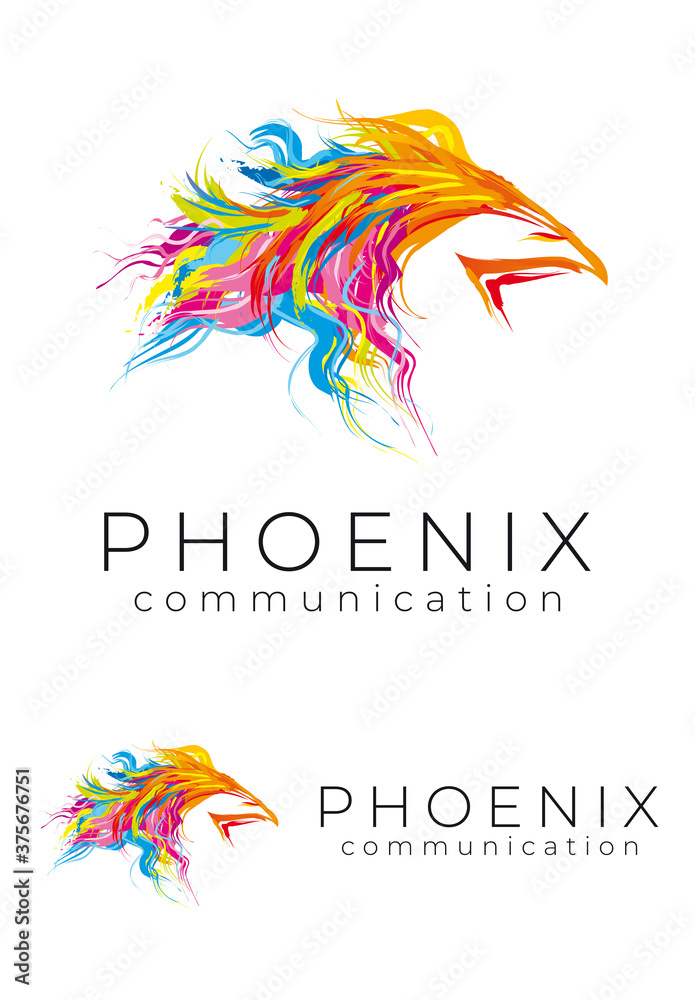 Communication agency logo - agency logo, colorful logo. Easy to resize ...