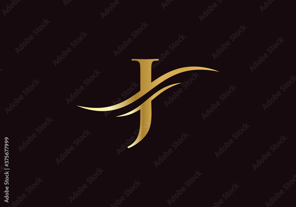 J Logo for luxury branding. Elegant and stylish design for your company ...