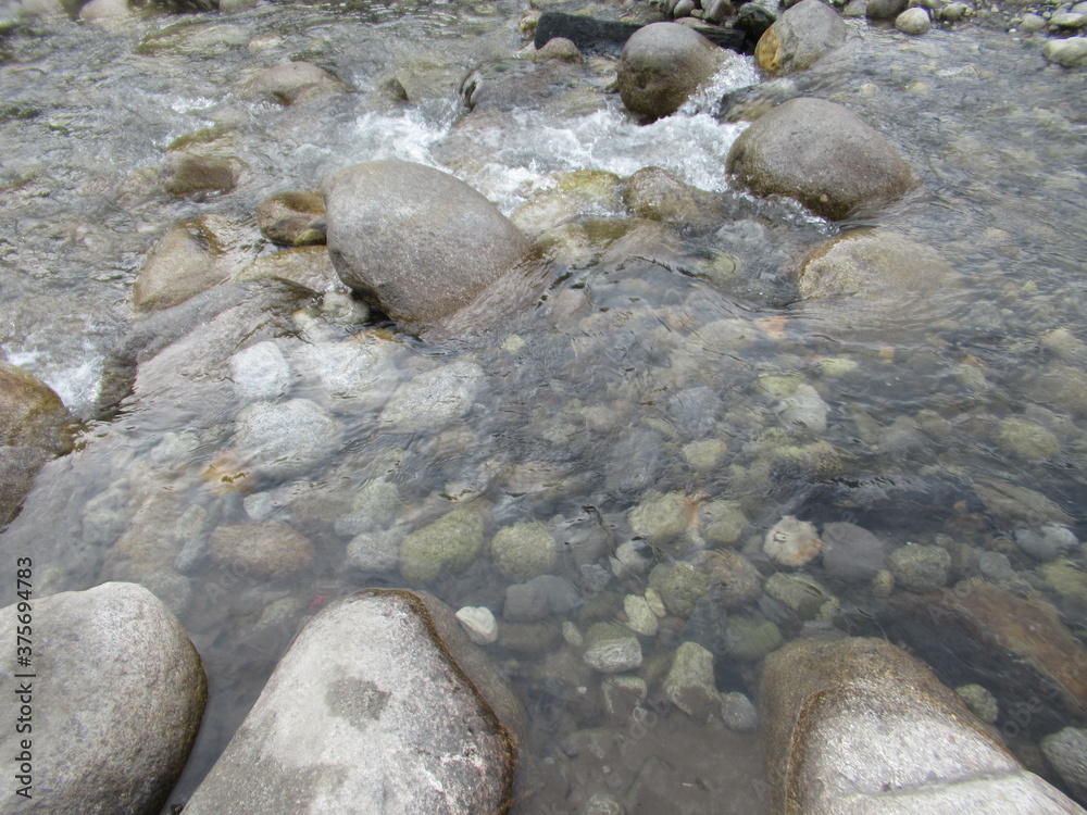 Stones in water Stock Photo | Adobe Stock