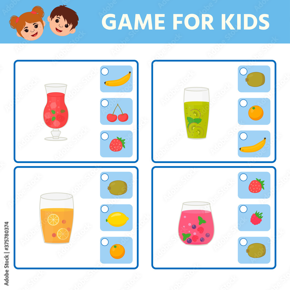 Math educational Game tasks for kids for attention. Worksheet with ...