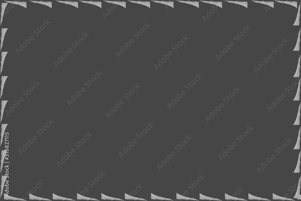 Grey pattern border design on Grey background .Abstract wallpaper. Grey ...