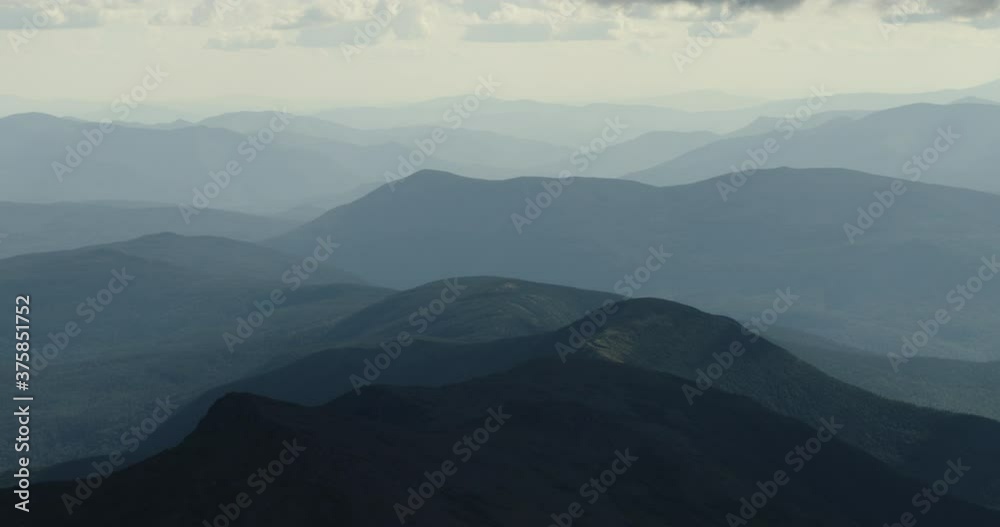 Long-distance View Of Endless Mountain Peaks Stock Video | Adobe Stock