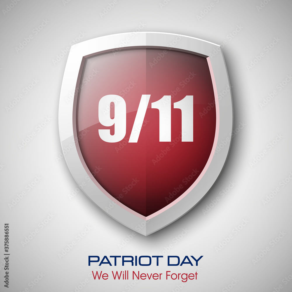 Vetor de 9/11 Patriot Day Poster Template, National holiday in the ...