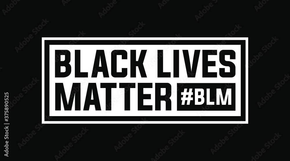 BLACK LIVES MATTER #BLM modern banner, sign, design concept, cover ...