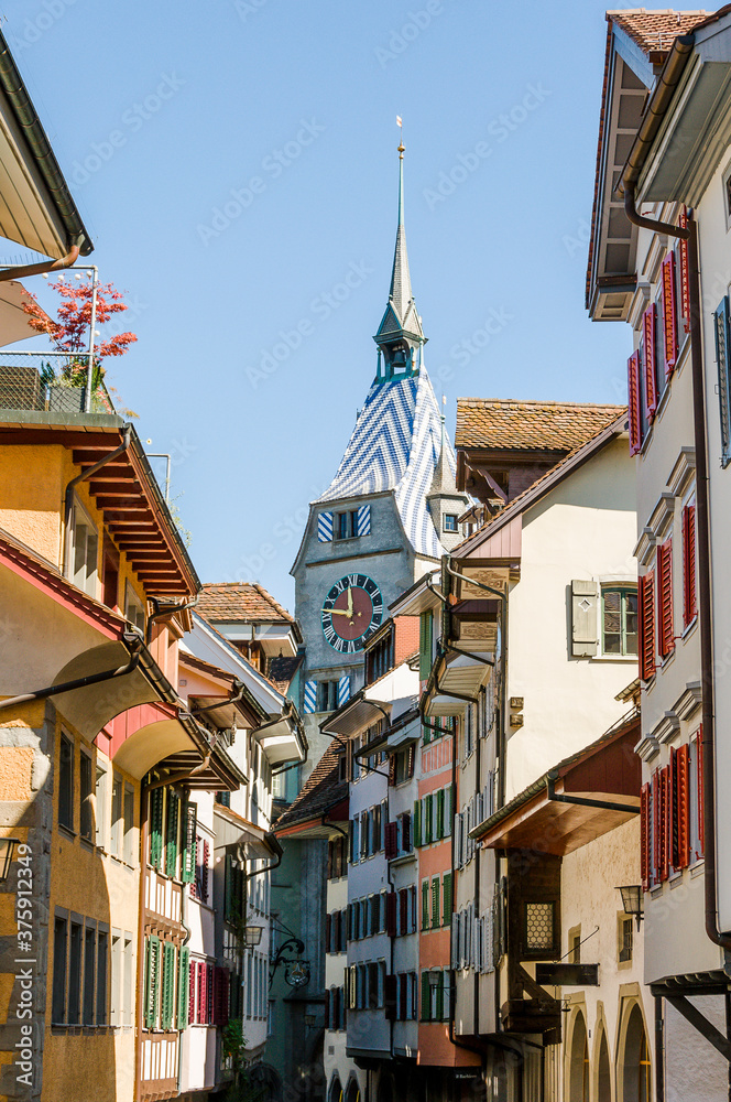 Stadt Zug, Stadt, Zug, Zytturm, Altstadt, Altstadthäuser, Zuger Altstadt, Stadtrundgang ...