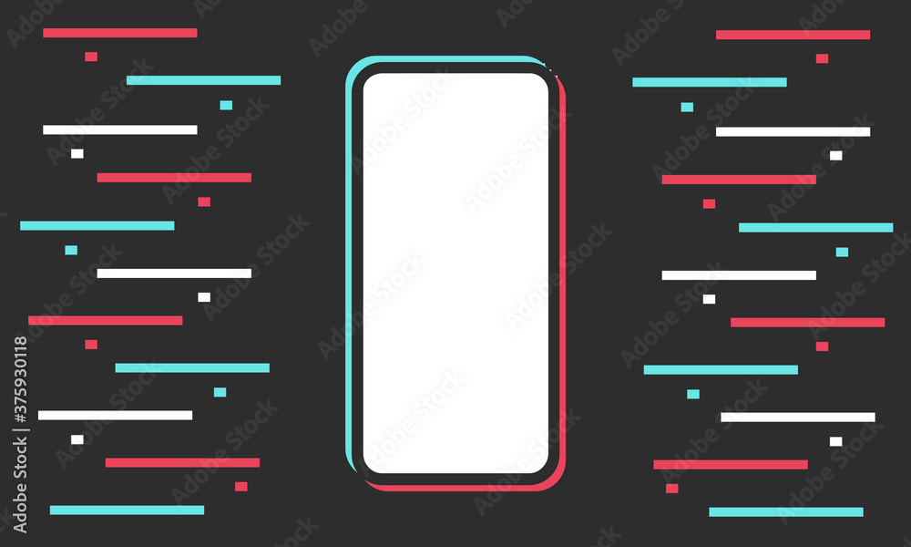 Digital background with color elements. Background made in a flat style ...