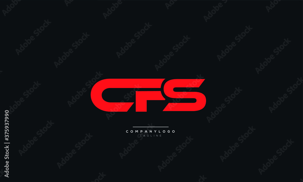 CFS Letter Business Logo Design Alphabet Icon Vector Symbol Stock ...