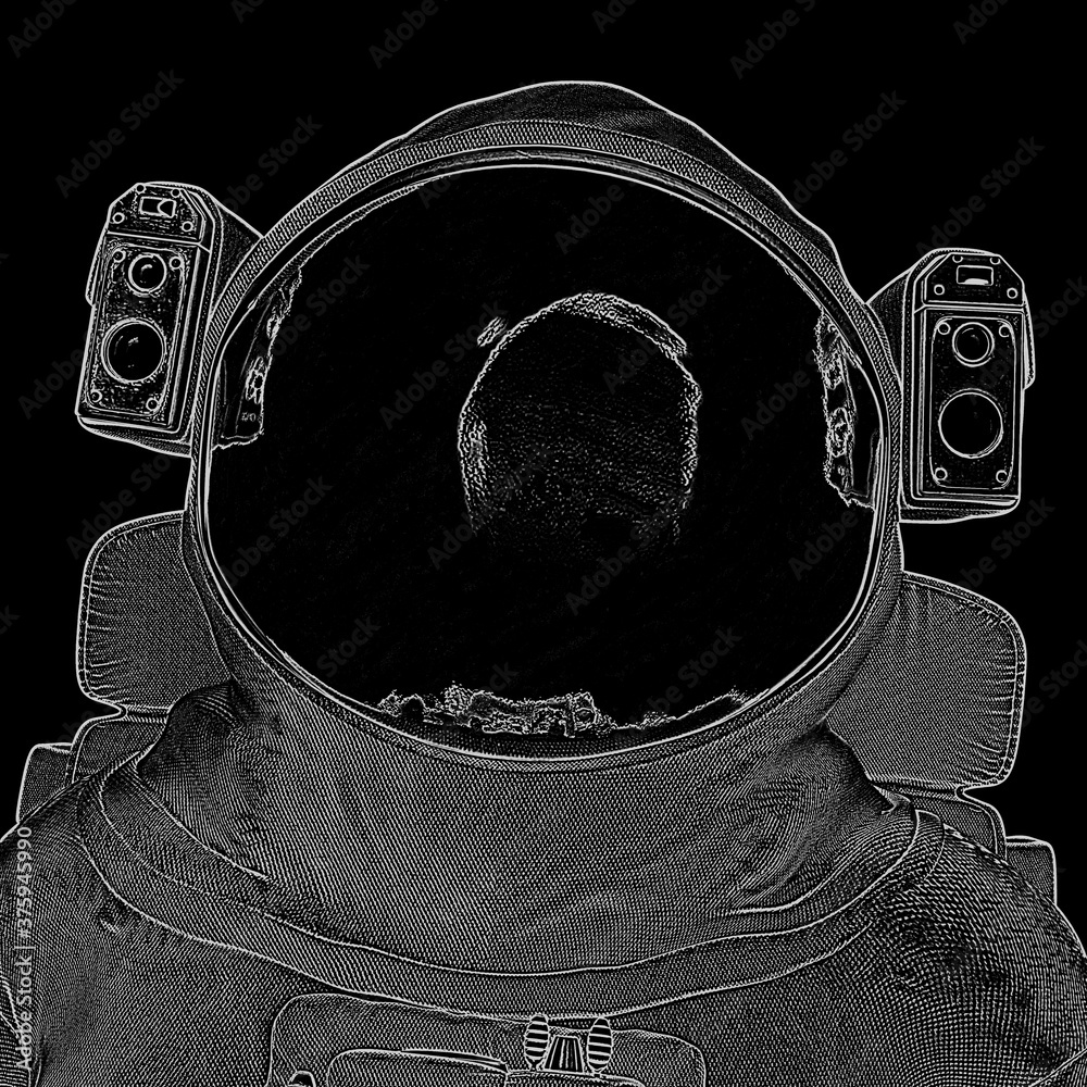 astronaut profile image Stock Illustration | Adobe Stock