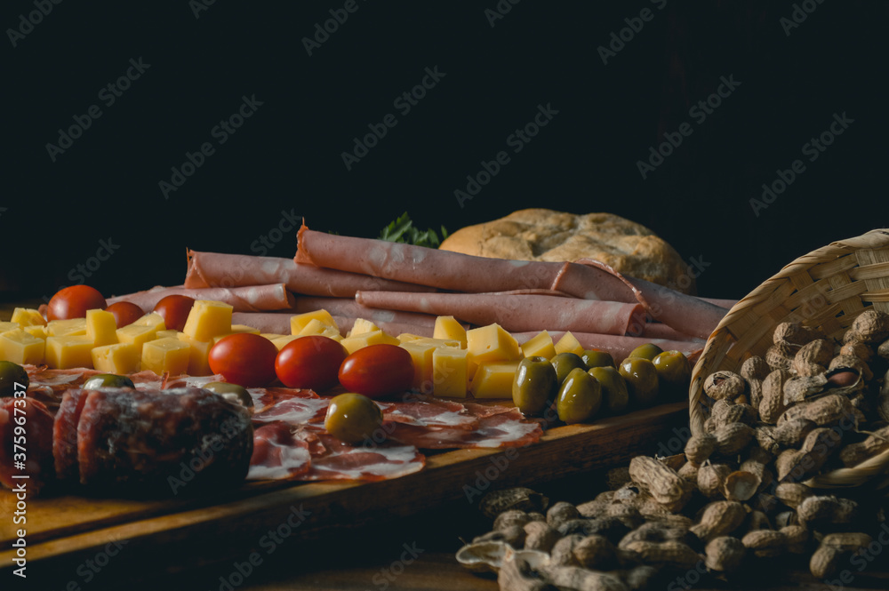 Tabla de fiambres argentinos. Stock Photo | Adobe Stock