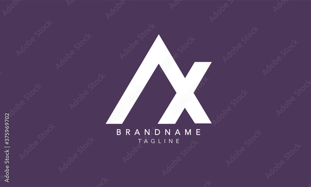 Alphabet letters Initials Monogram logo AX, XA, A and X Stock Vector ...