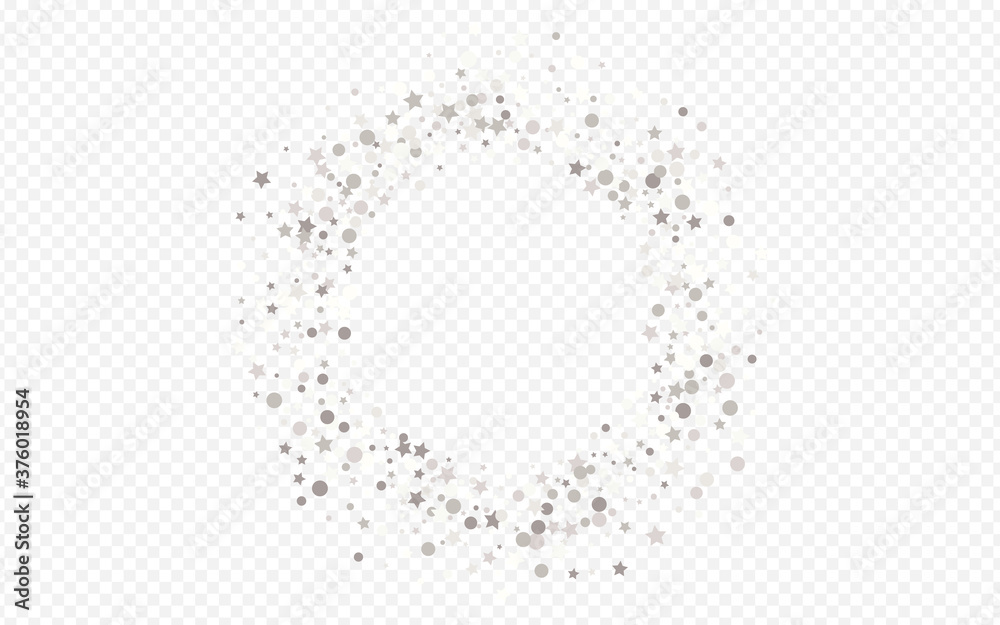 Silver Sequin Isolated Transparent Background. Stock Vector | Adobe Stock