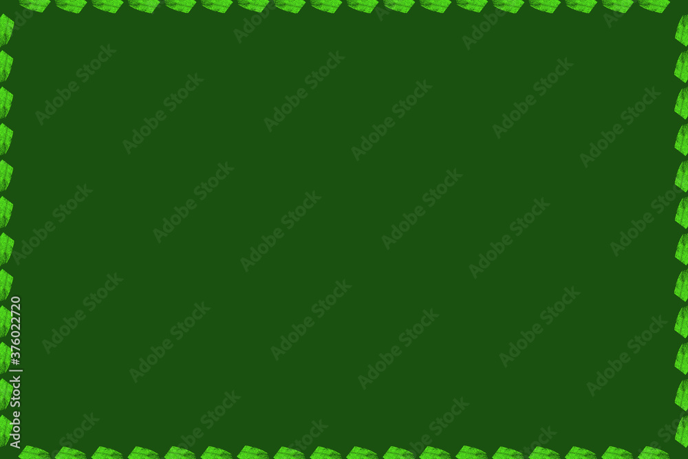 Neon green pattern border design on Dark green background .Abstract ...