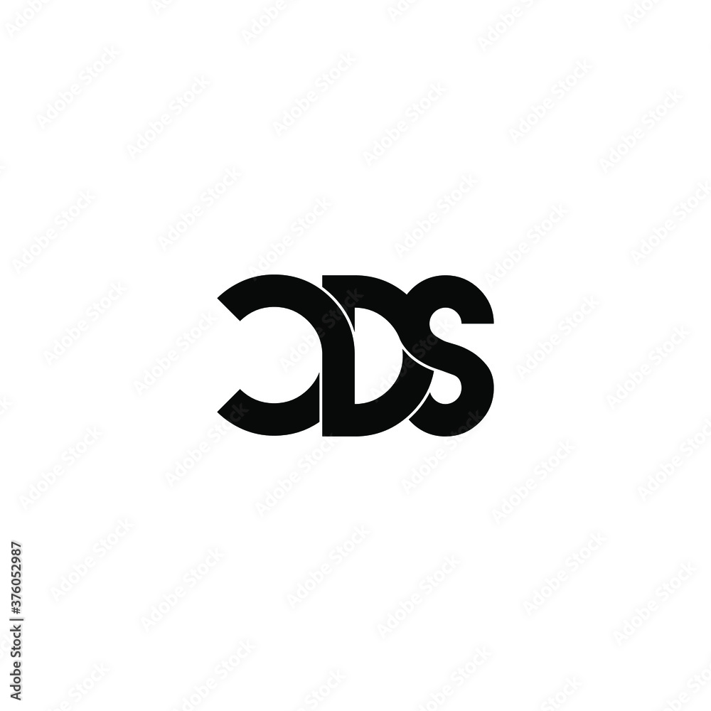 cds letter original monogram logo design Stock Vector | Adobe Stock