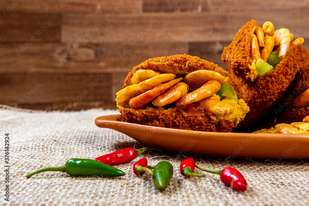 Acaraje - Traditional Brazilian dumpling made with black-eyed peas and ...