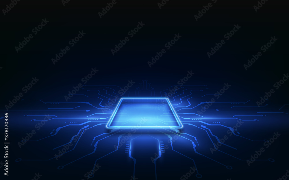 Abstract technology chip processor background circuit board and html ...