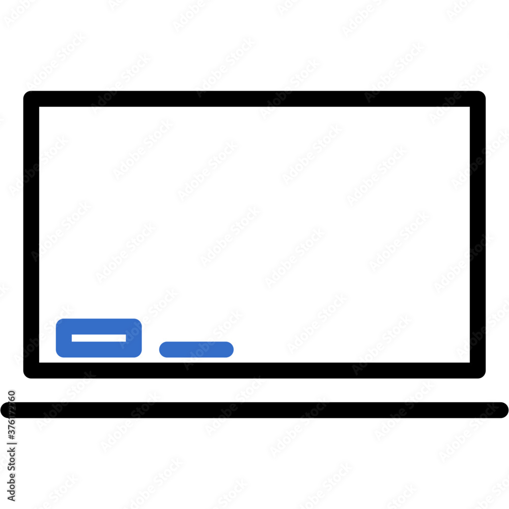 Whiteboard icon Stock Vector | Adobe Stock