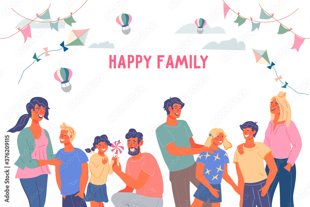 Happy Family Banner