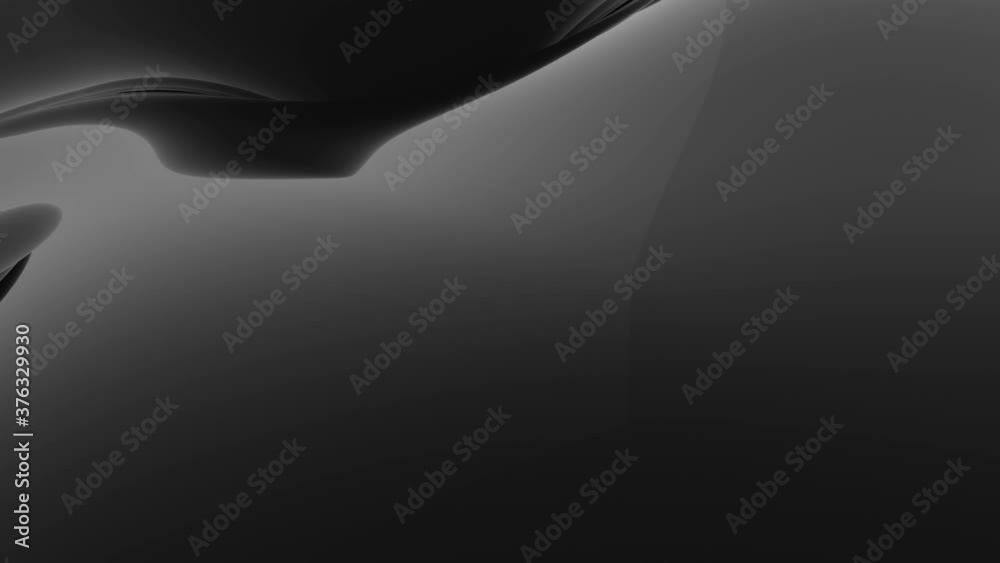 Abstract black background looping animation. Slow motion smooth black ...