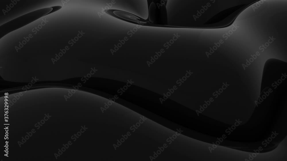 Abstract black background looping animation. Slow motion smooth black ...