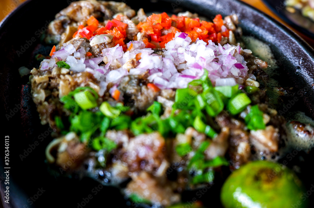 Philippine Sisig dish Stock Photo | Adobe Stock