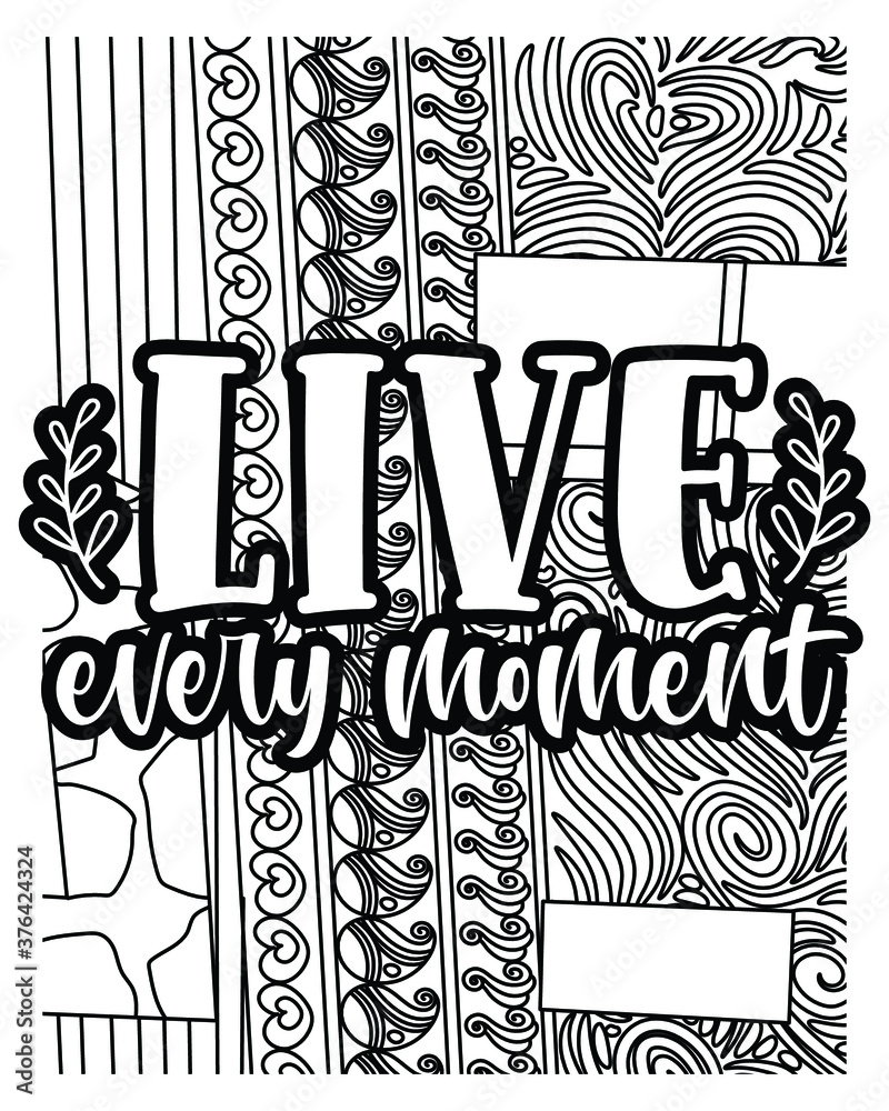 motivational quotes coloring book pages.inspirational quotes coloring ...