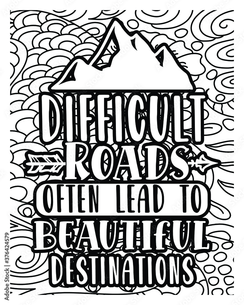 motivational quotes coloring book pages.inspirational quotes coloring ...