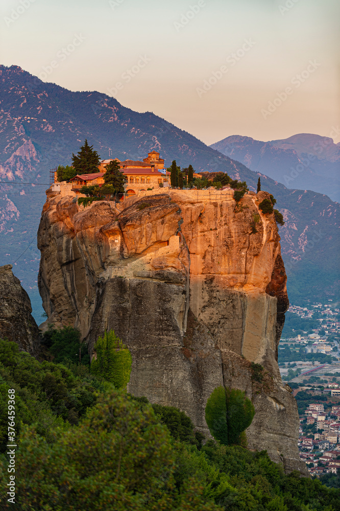 Holy Monastery of Holy Trinity at sunrise, UNESCO World Heritage Site ...