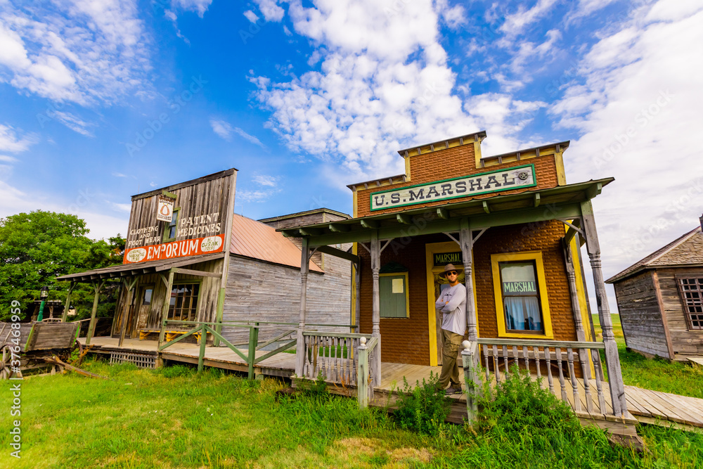 Historic roadside attraction, 1880 Town built to model a functioning ...