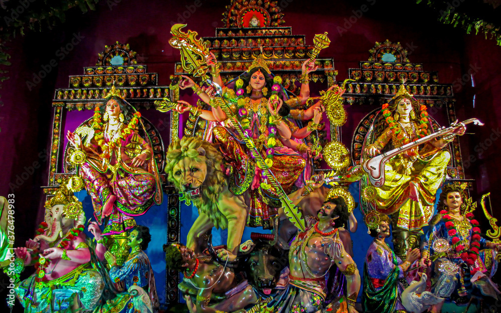 Durga Puja or Durgotsava,is an annual Hindu festival celebrated mainly ...