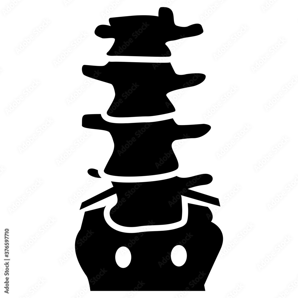 Spinal Column Stock Vector | Adobe Stock