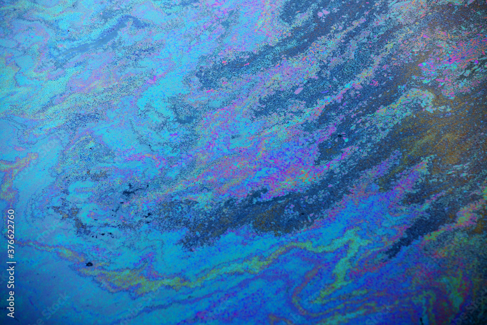 colorful rainbow oil slick background Stock Photo | Adobe Stock