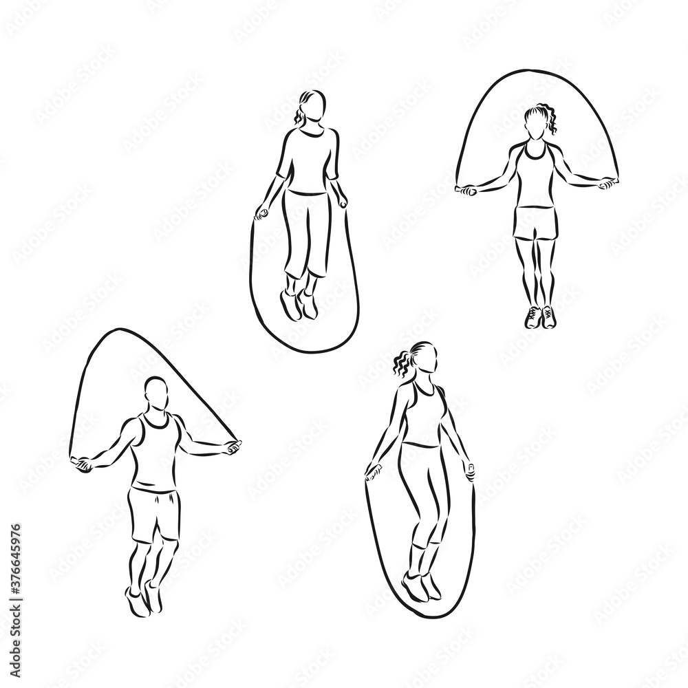 Jump Rope Vector