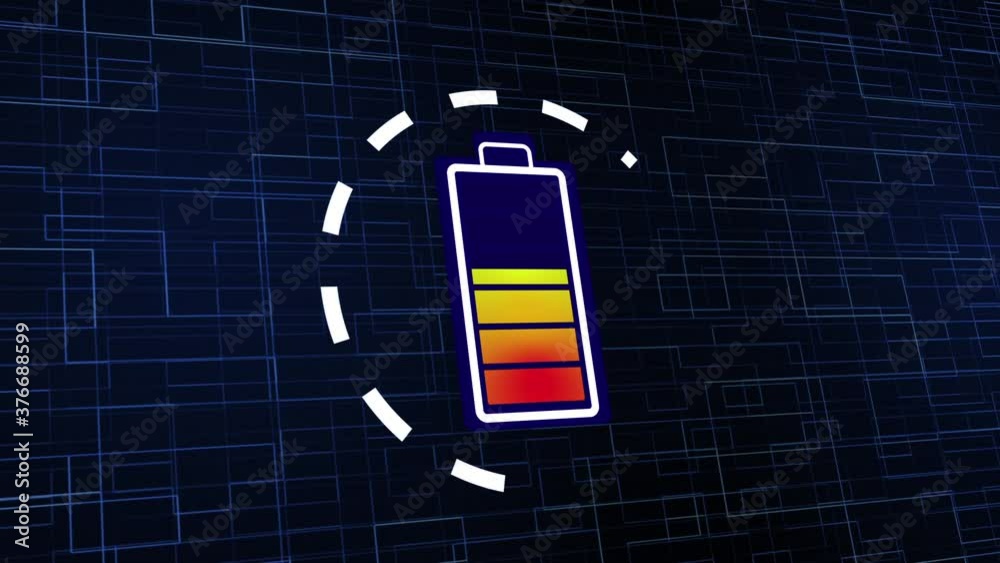 Big Data Center Energy Supply Concept Animation Video, Digital Power ...