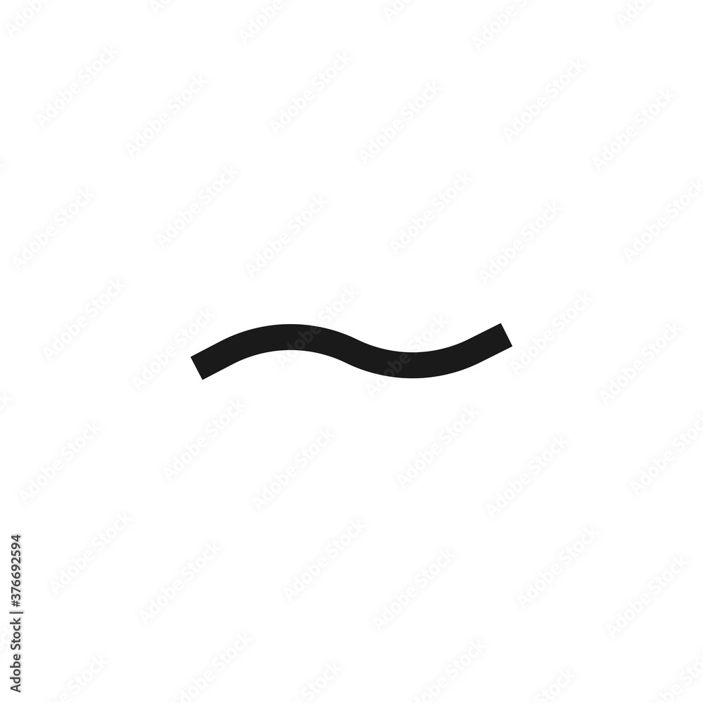 Tilde Icon Mathematics Symbol Modern Simple Vector Icon For Website