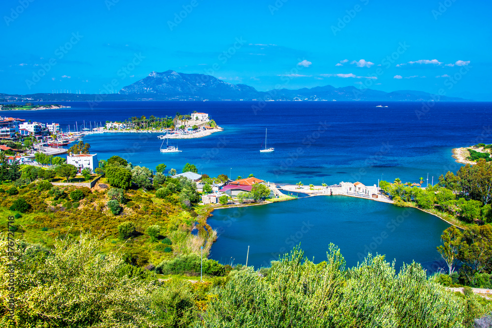 Datca Harbour view. Datca is populer tourist destination in Turkey ...