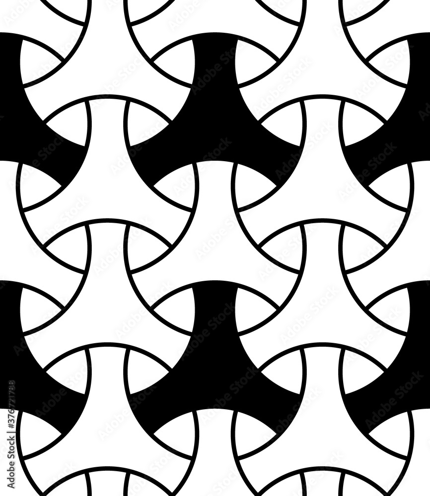 Seamless surface pattern design with traditional japanese ornament ...