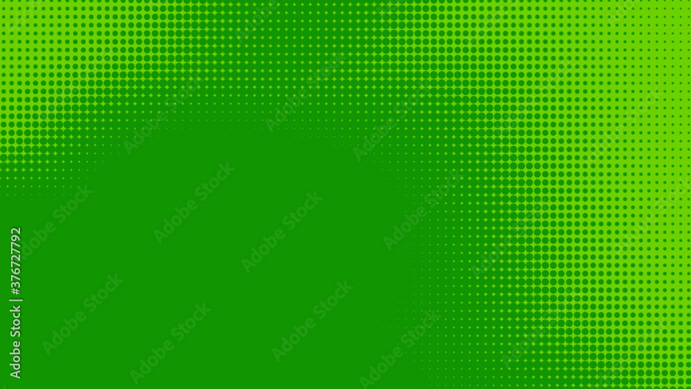 Dots halftone green color pattern gradient texture with technology ...
