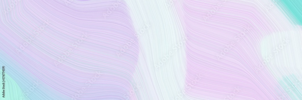 abstract surreal banner with lavender, powder blue and sky blue colors ...