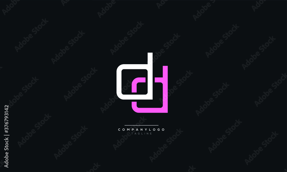 Letter dd Business Logo Design Alphabet Icon Vector Monogram Stock ...
