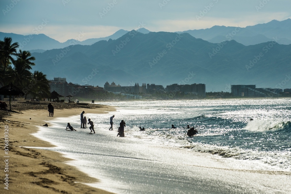 Playas mexicanas de la Bahía de Banderas, Mexico. Stock Photo | Adobe Stock