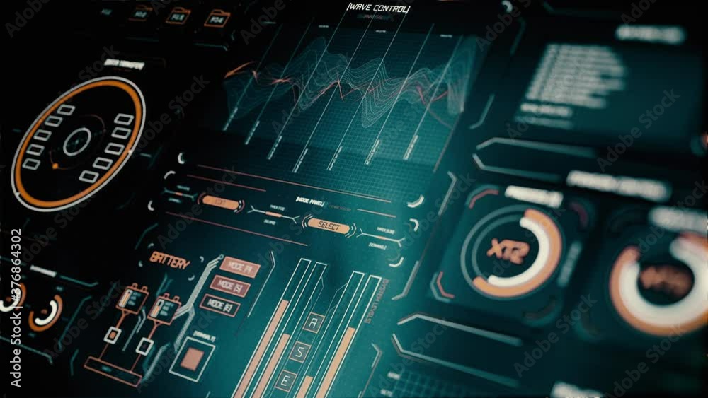 Futuristic interface/Digital perspective screen/Ultra detailed abstract ...