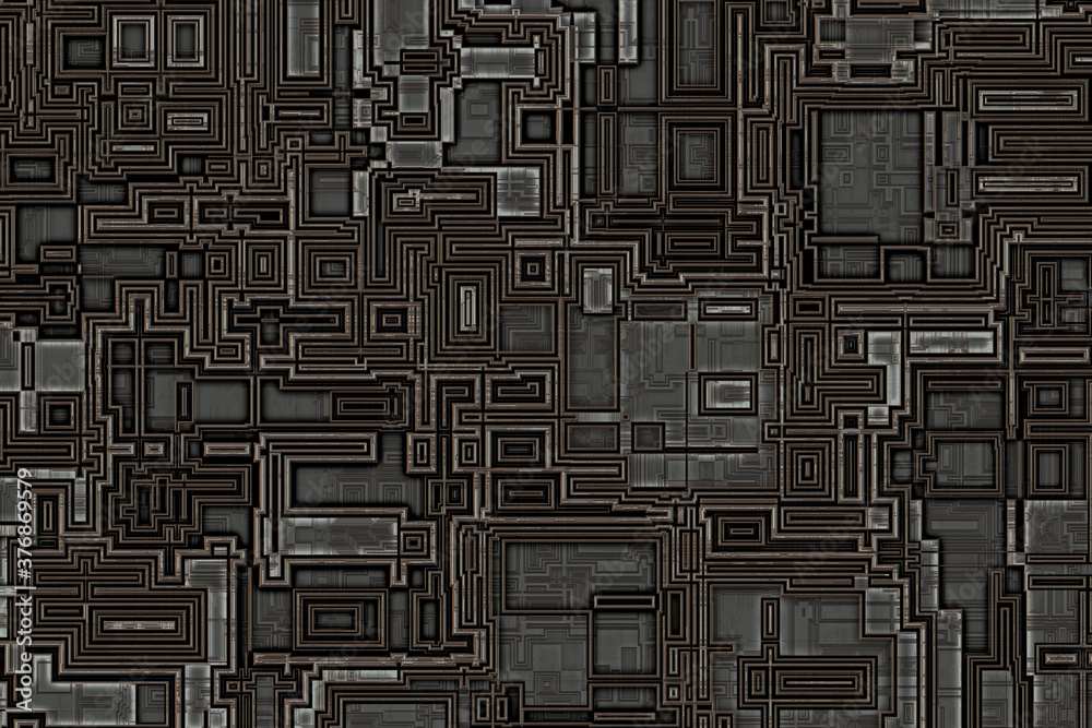 metallic technology background design Stock Illustration | Adobe Stock