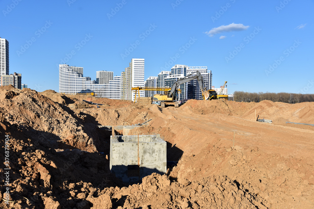 Construction of concrete stormwater pits, sanitary sewer system ...