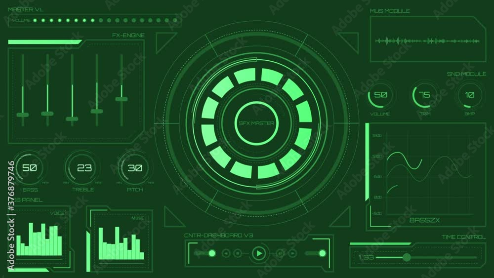 Futuristic interface/Digital screen/Ultra detailed abstract digital ...