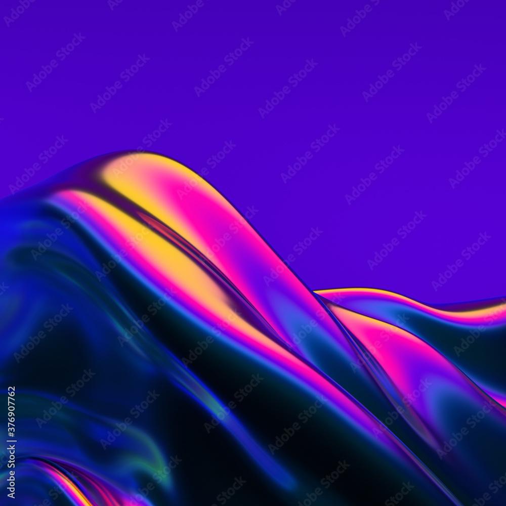 Abstract 3d render, futuristic background design, modern illustration ...