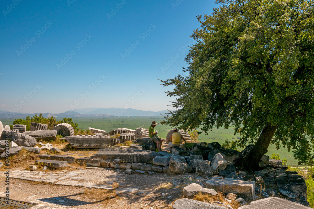 Priene was an ancient Greek city of Ionia located at the base of an ...
