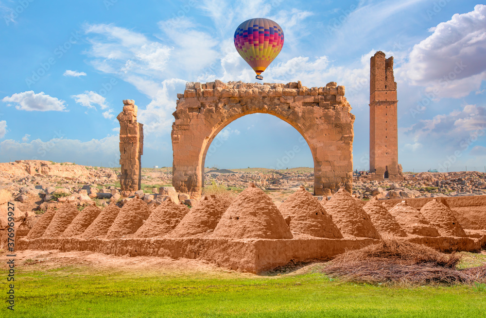 Ruins of the ancient city of Harran - Urfa , Turkey (Mesopotamia) - Old ...